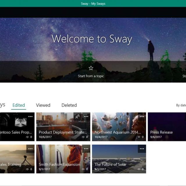 Sway | Apps For Trainers